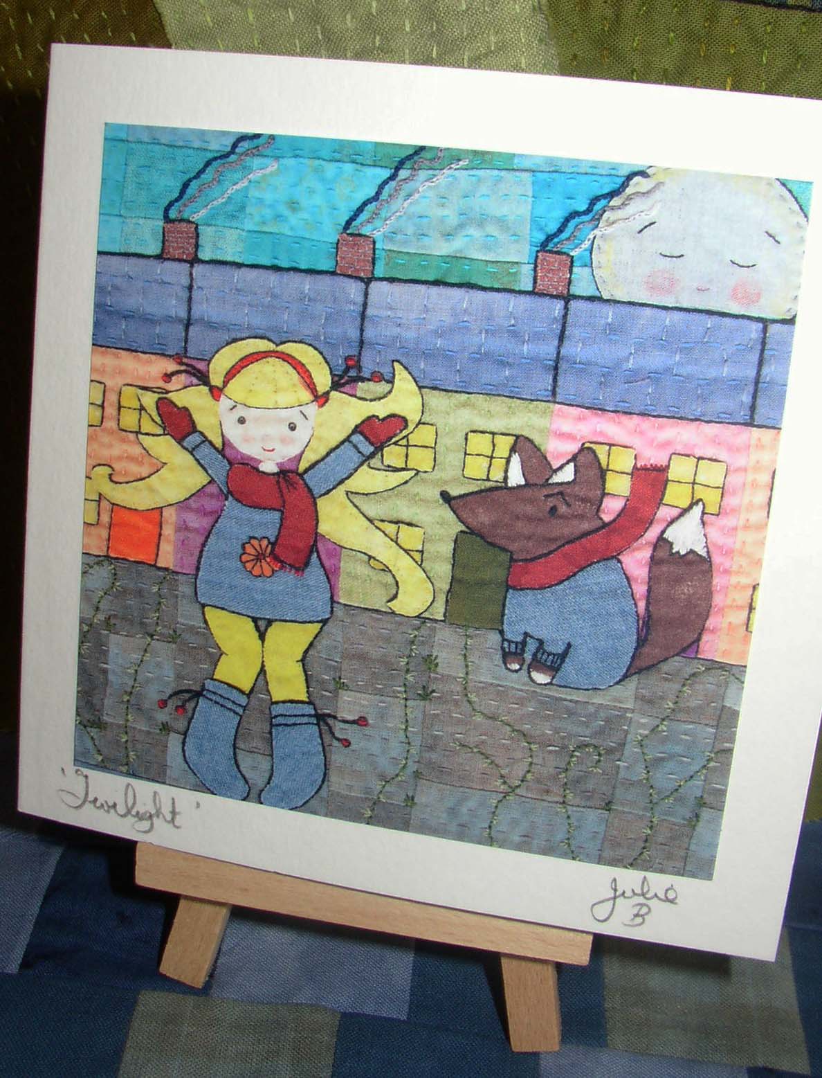 Pack Of Six Artists Cardsby Textile Artist Julie Bull Tales 2 on Luulla